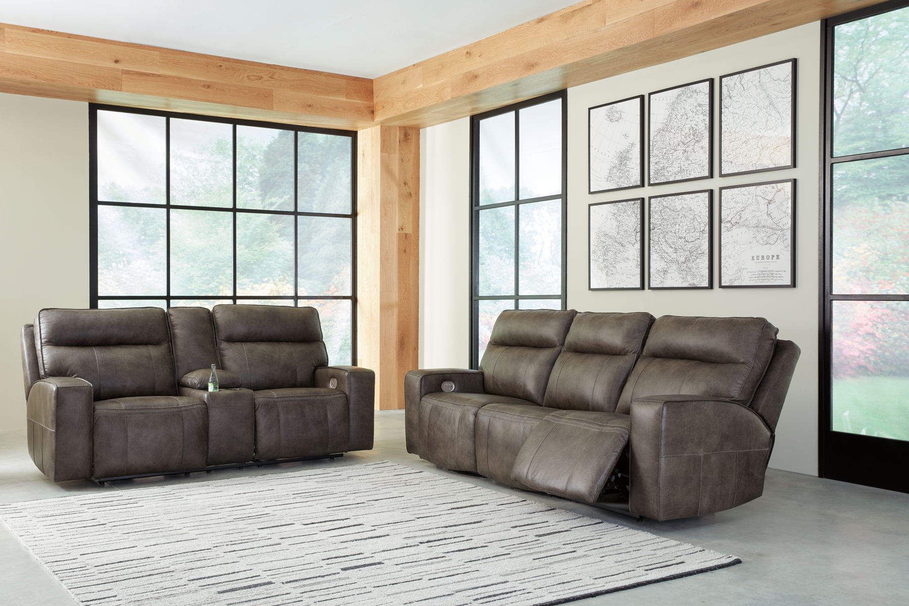 Game Plan - Power Reclining Sofa, Loveseat - Brashears Outlet